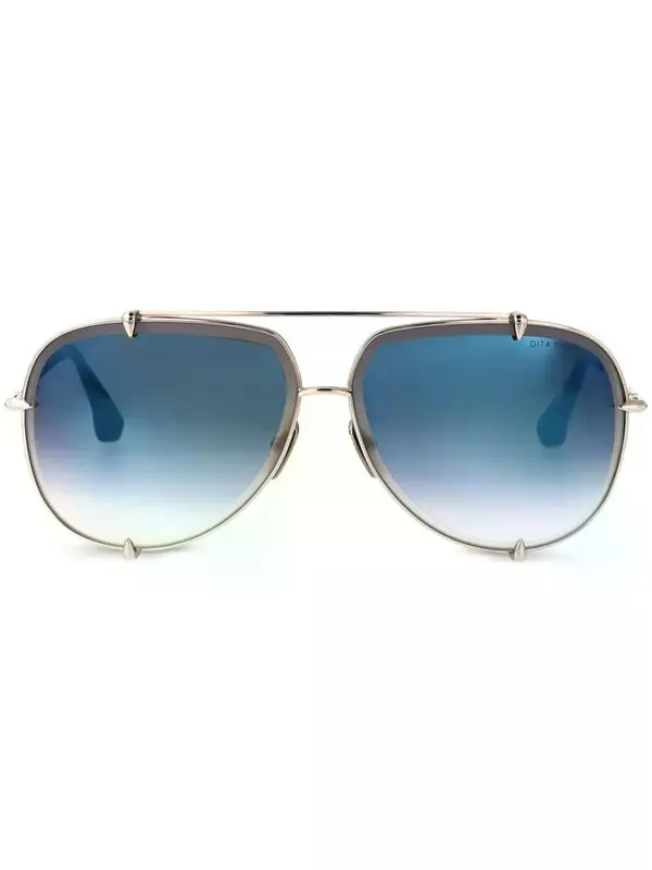 Dita Talon Aviator Sunglasses - Silver