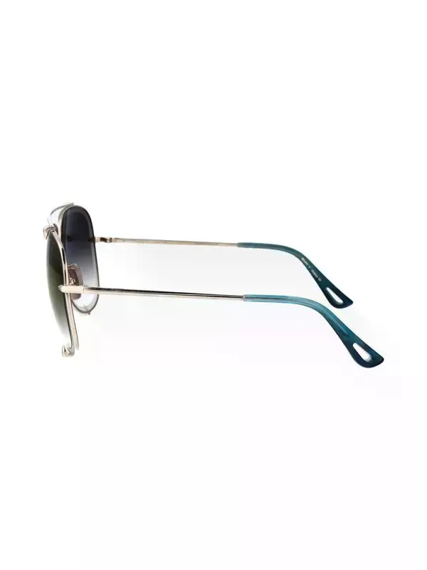 Dita Talon Aviator Sunglasses - Silver