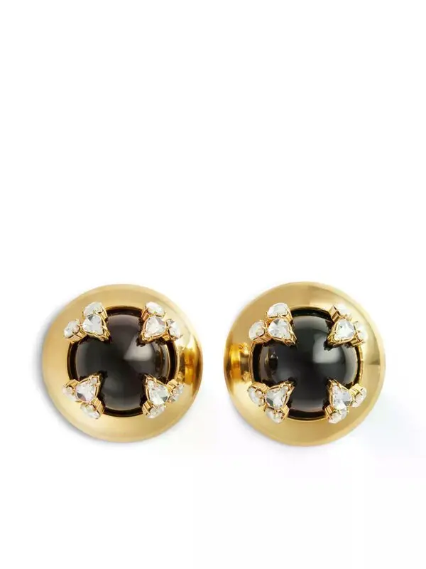 Dsquared2 Crystal-embellished Stud Earrings - Gold