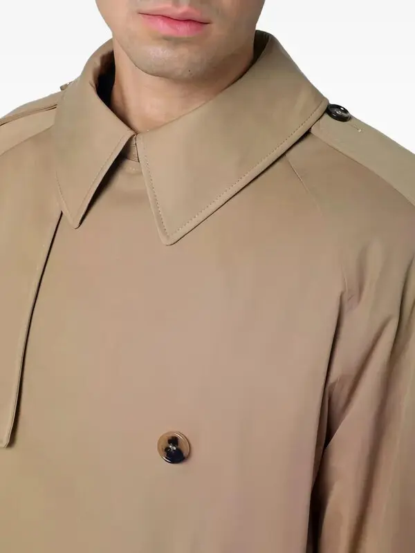 Burberry Gabardine-weave Trench Coat