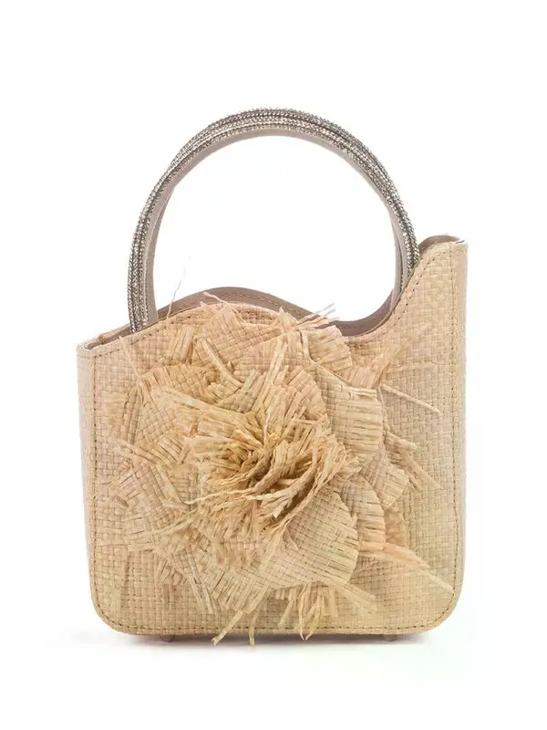 LE SILLA Small Ivy Raffia Bag
