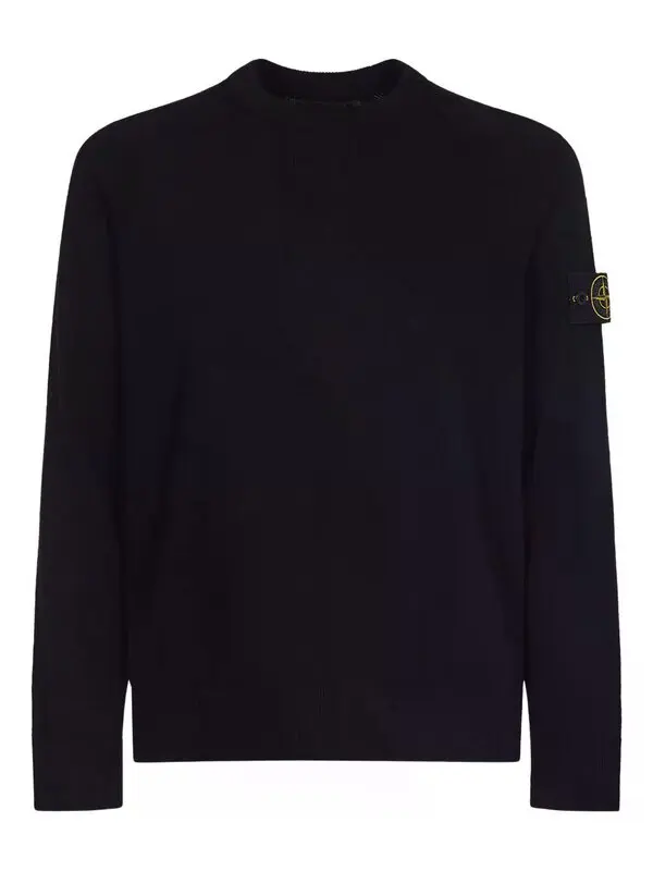 Stone Island Crew-neck Sweater - Black