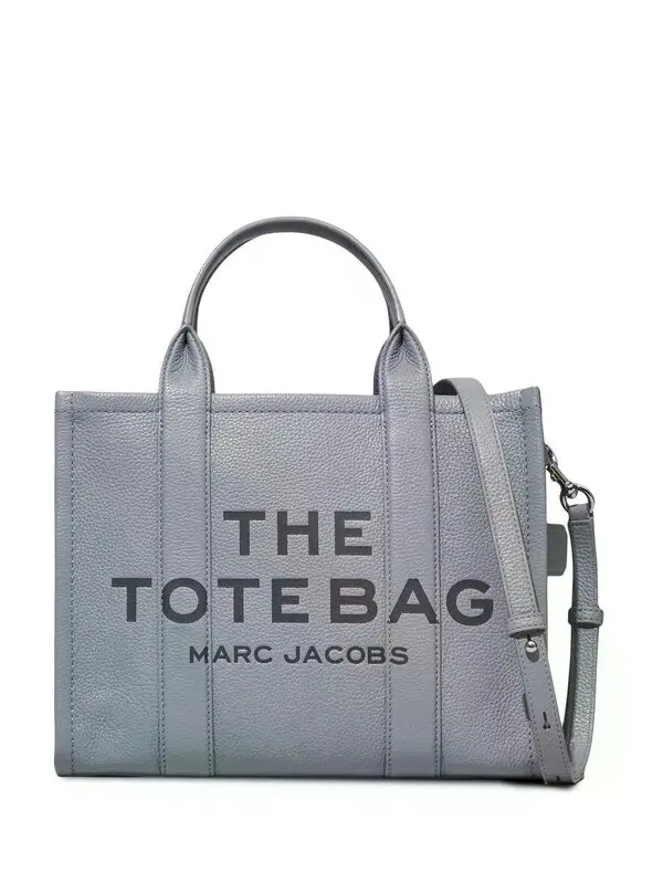 Marc Jacobs Leather Tote Bag - Grey