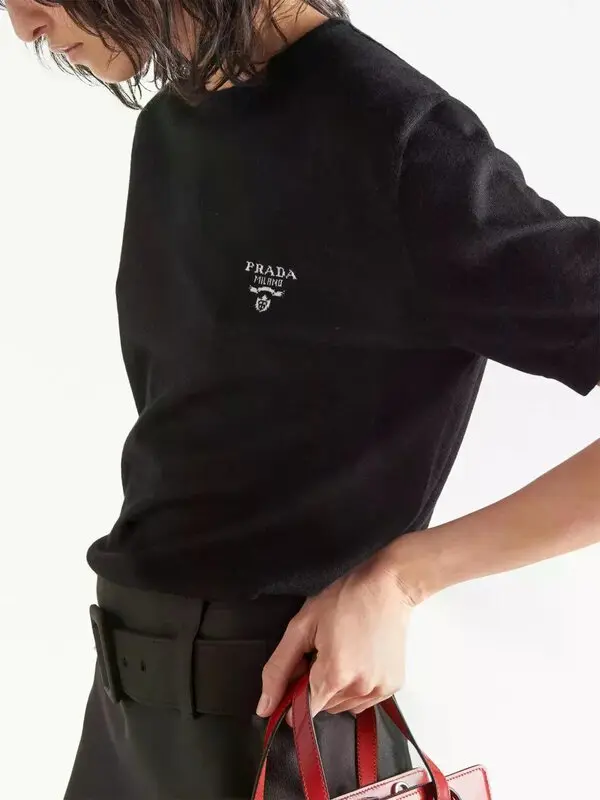 Prada Cashmere Crew Neck Sweater