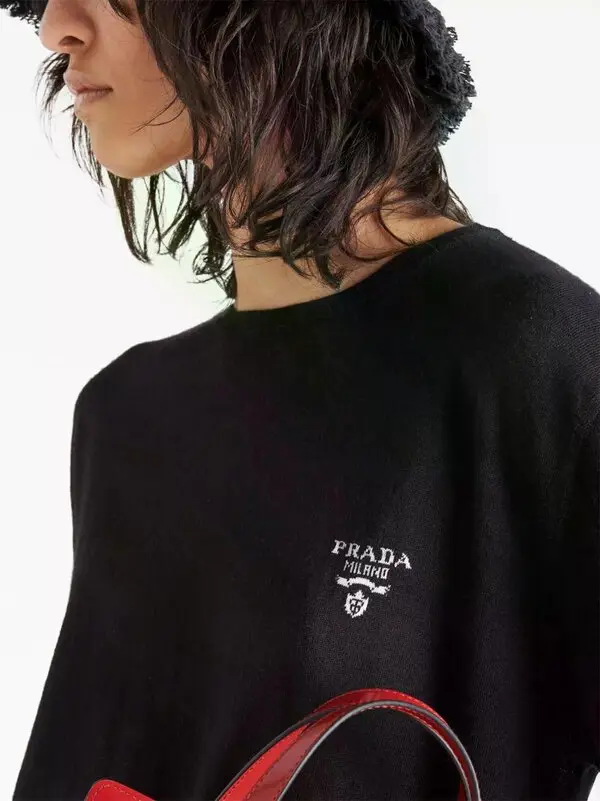 Prada Cashmere Crew Neck Sweater