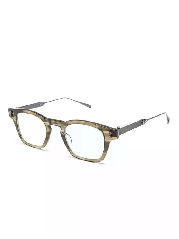 AKONI Wise Wayfarer-frame Glasses - Grey