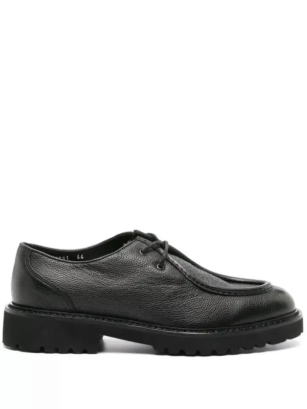 DOUCAL'S Grained Leather Derby Shoes