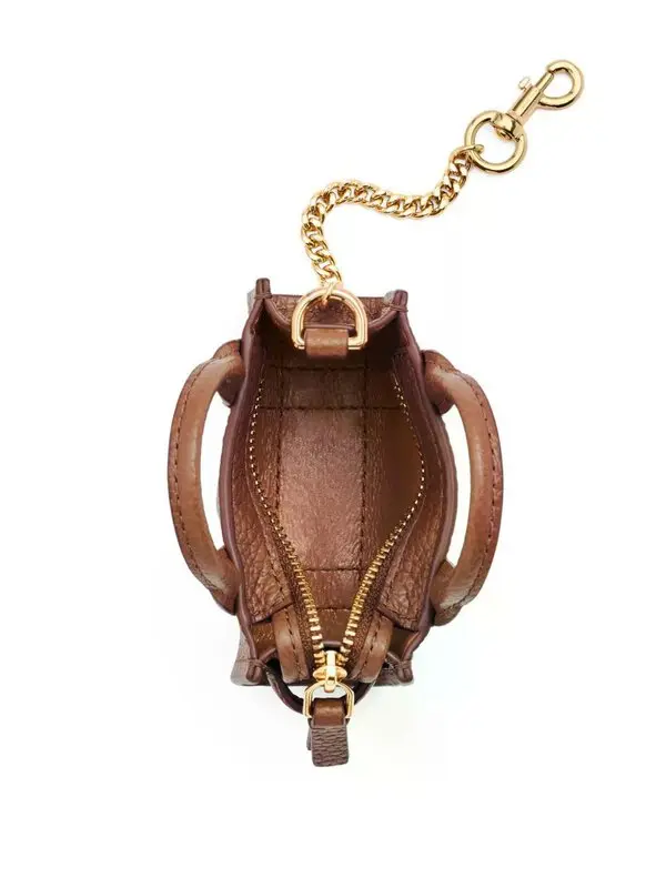 Marc Jacobs The Nano Tote Bag Charm - Brown