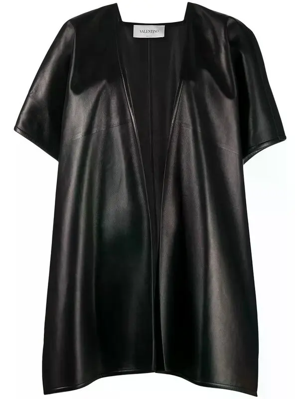 Valentino Garavani Draped Lambskin Cape
