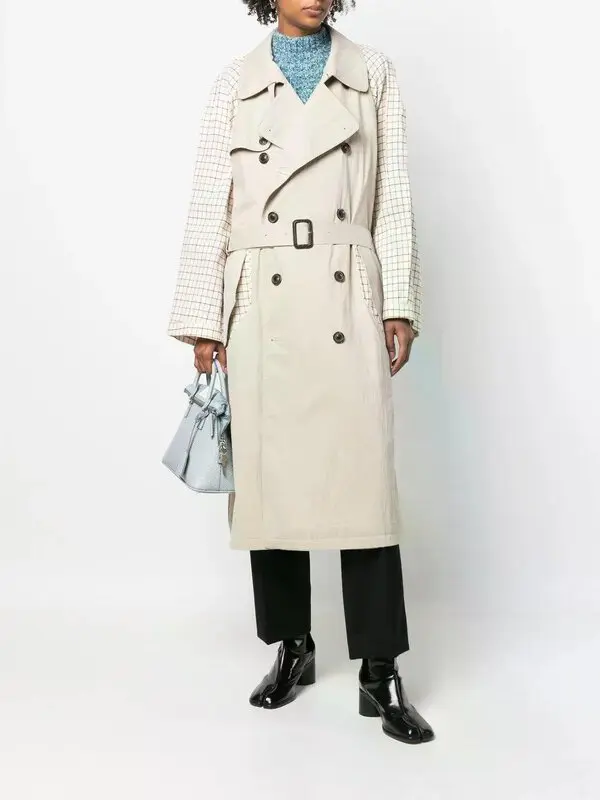MAISON MARGIELA Spliced Belted Trench Coat