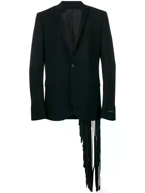 LES HOMMES Fringed Detail Blazer