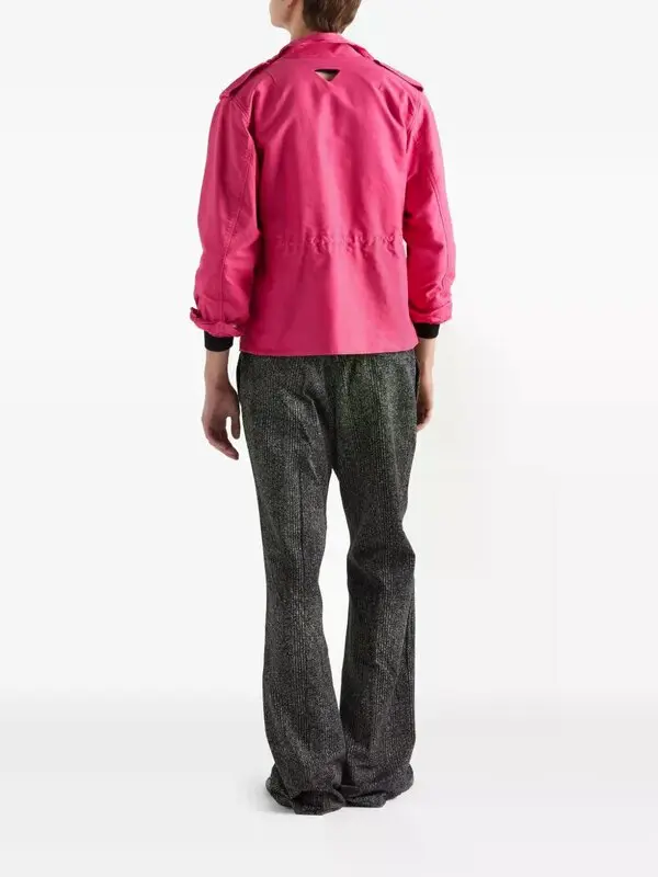 Prada Cotton Gabardine Trousers - Grey