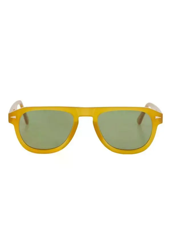 AHLEM Geometric-frame Sunglasses - Orange