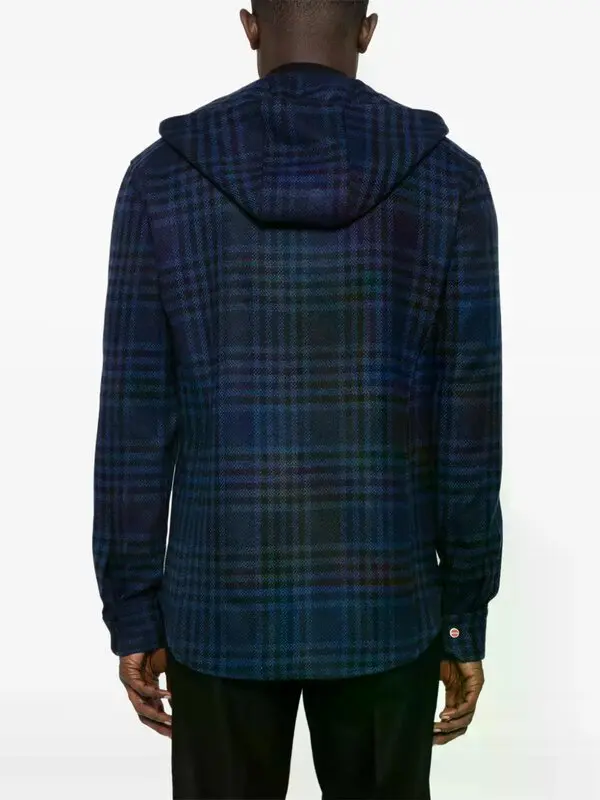 Kiton Checked Cashmere Shirt