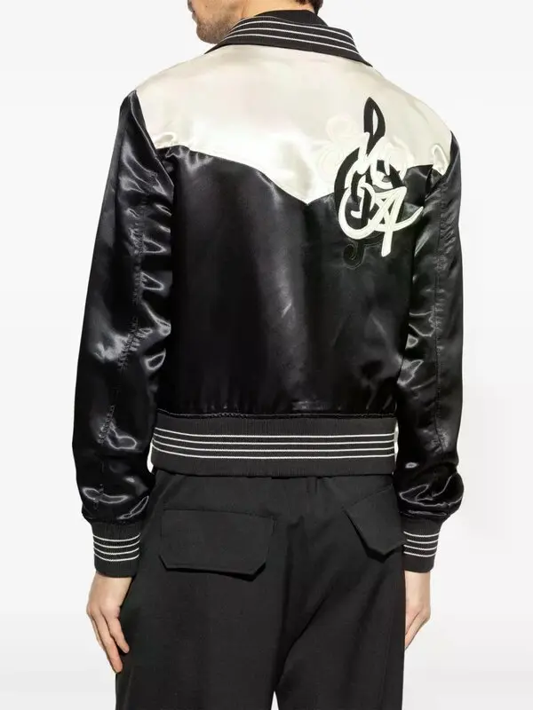 Amiri Logo-embroidered Bomber Jacket