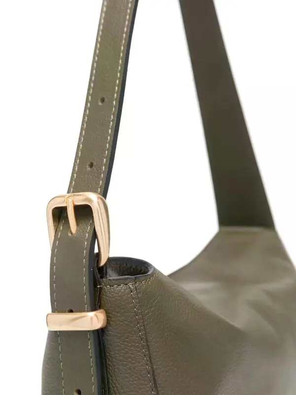 WANDLER Marli Leather Tote Bag - Green