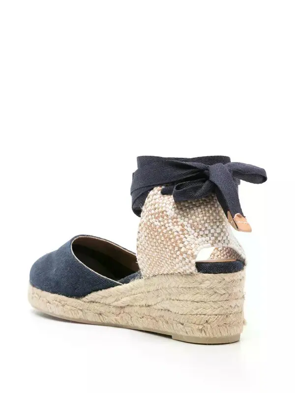 CastaÑer Carina 50mm Wedge Espadrilles - Blue