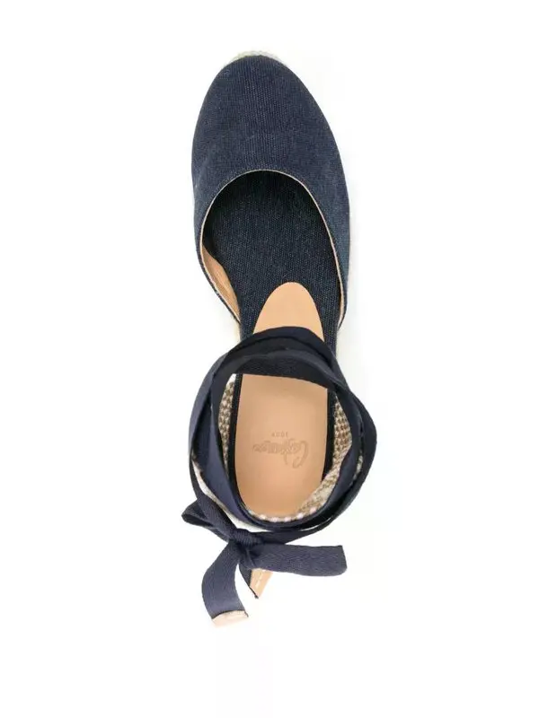 CastaÑer Carina 50mm Wedge Espadrilles - Blue