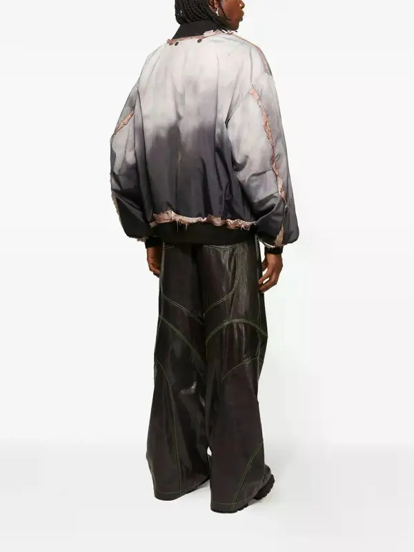 Acne Studios Logo-embroidered Leather Trousers