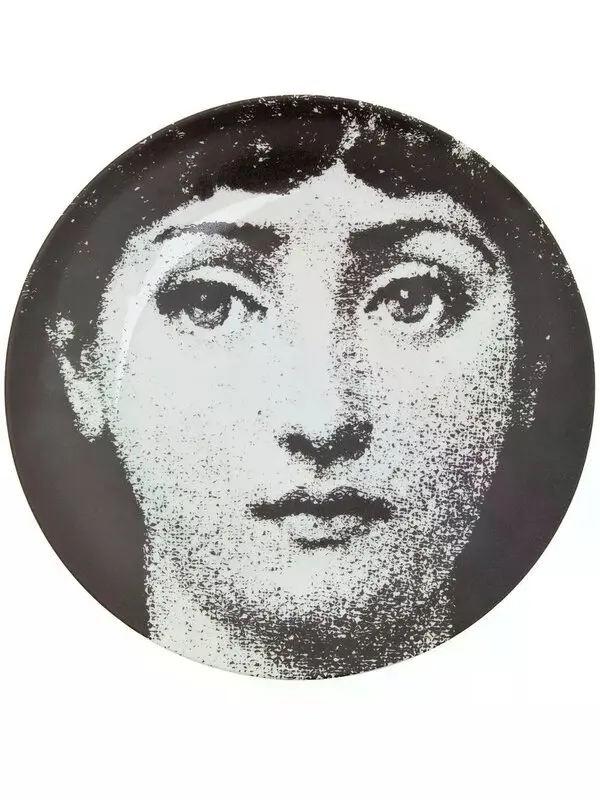 FORNASETTI Plate - Black