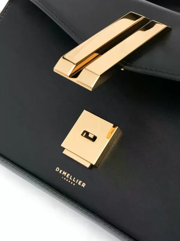 DEMELLIER Vancouver Leather Tote Bag - Black