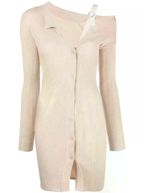 Jacquemus La Robe Maille Colin Dress - Neutrals