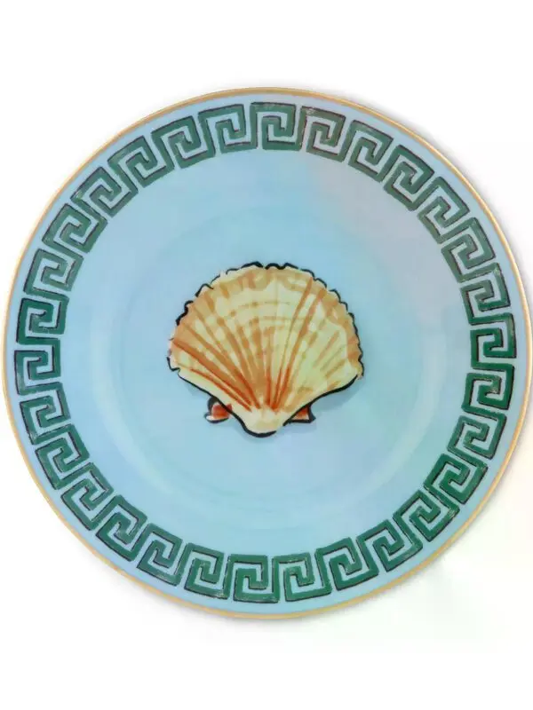 GINORI 1735 Il Viaggio Di Neptuno Bread Plate - Blue