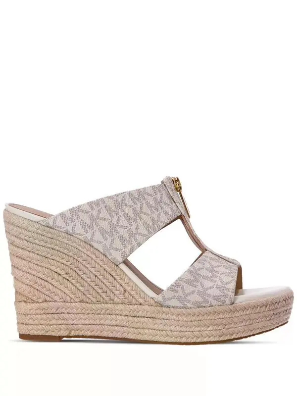 Michael Kors Bradley Leather Wedge Espadrilles