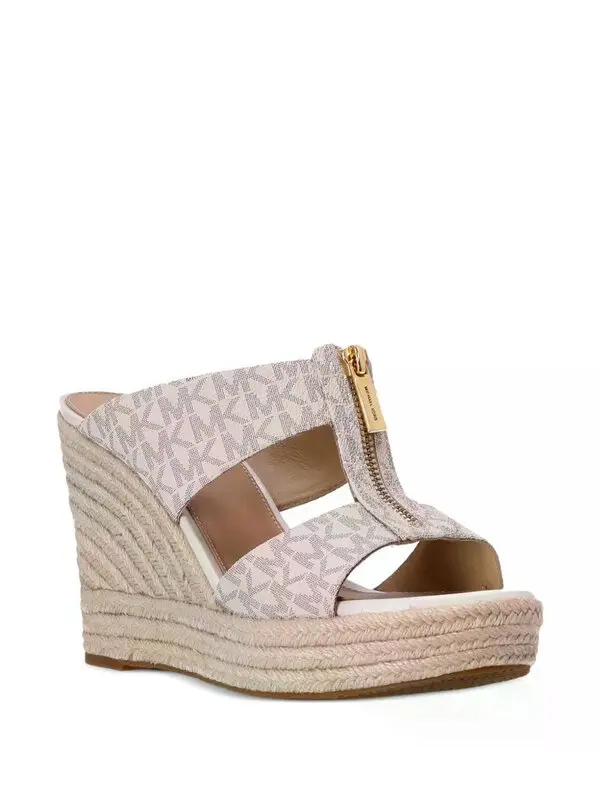 Michael Kors Bradley Leather Wedge Espadrilles