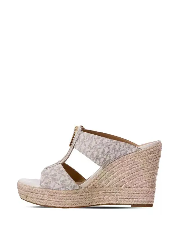 Michael Kors Bradley Leather Wedge Espadrilles