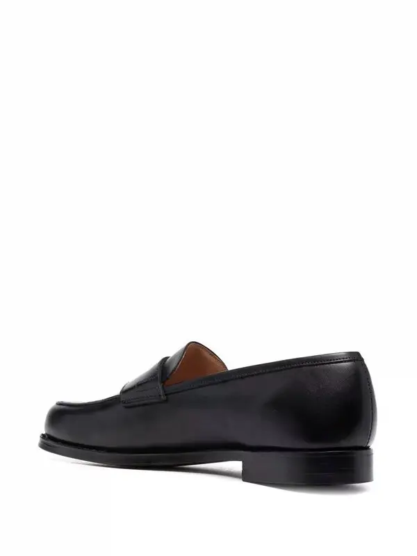 Crockett & Jones Leather Penny Loafers