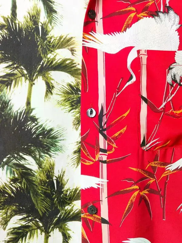 Buscemi Palm Tree Print Shirt
