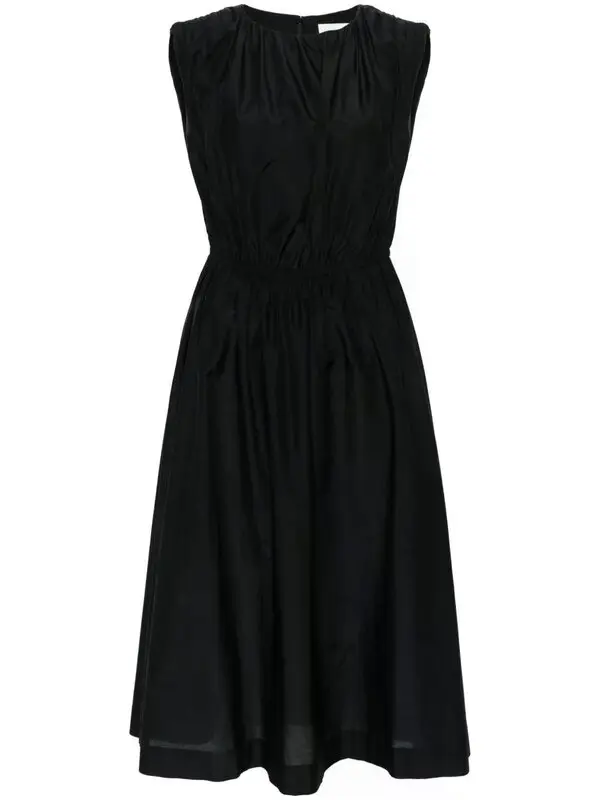 Loulou De Saison Aphrodite Gathered Midi Dress
