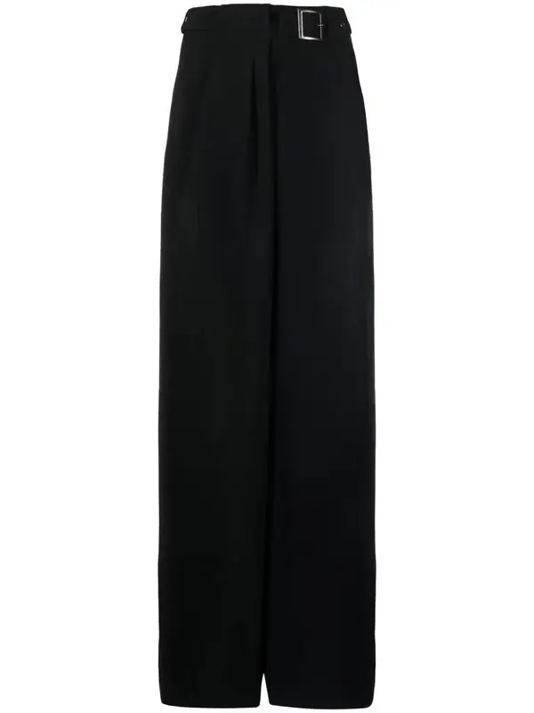 Alberta Ferretti Wide-leg Belted Trousers
