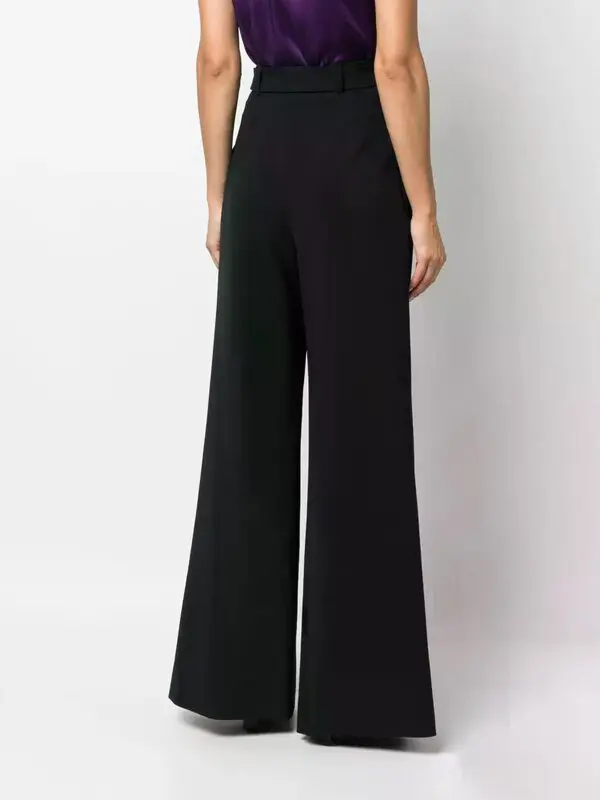 Alberta Ferretti Wide-leg Belted Trousers