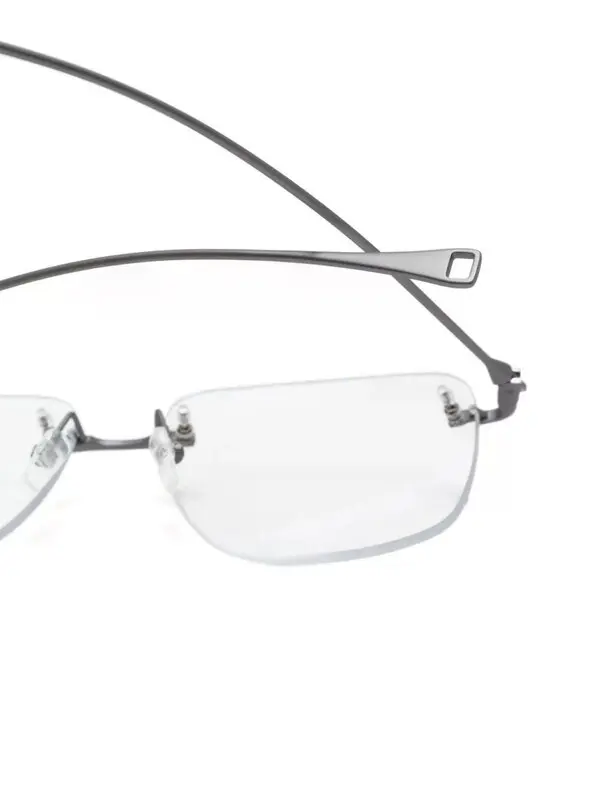 Dita Rectangle-frame Glasses - Grey