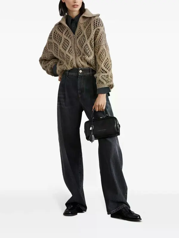 Brunello Cucinelli High-rise Wide-leg Jeans