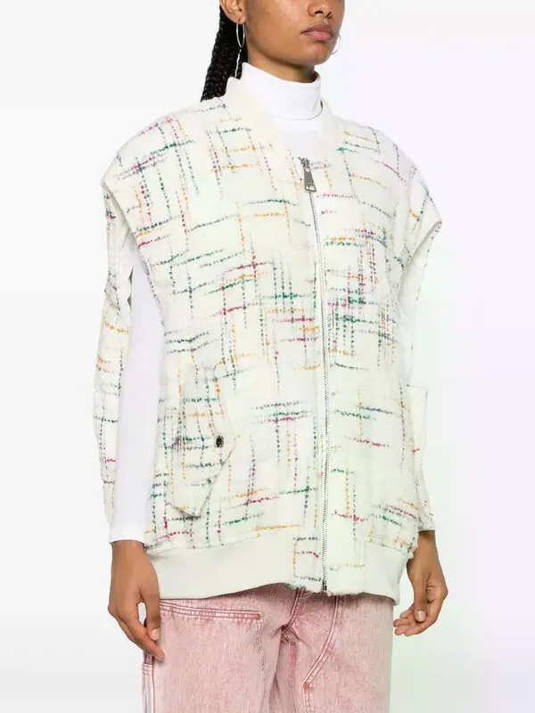 Khrisjoy Oversized Tweed Bomber Jacket