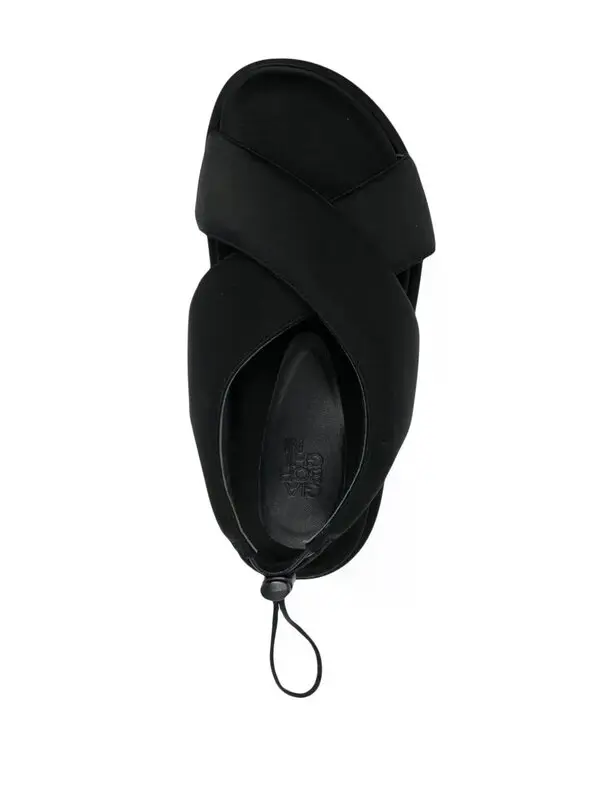 GIABORGHINI Padded Sandals - Black