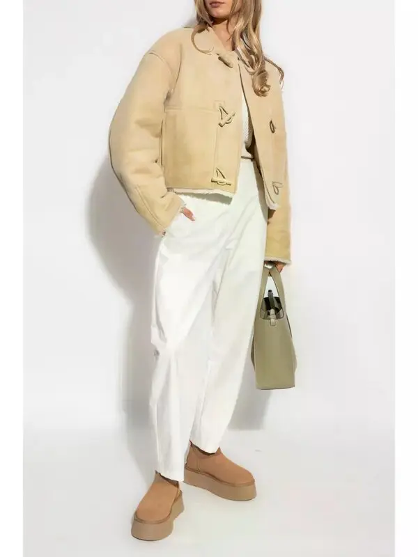 Jacquemus Telo Cropped Shearling Jacket