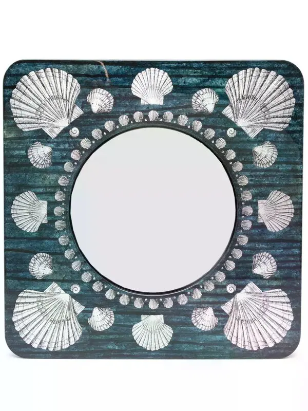 FORNASETTI Convex Mirror Frame - Silver