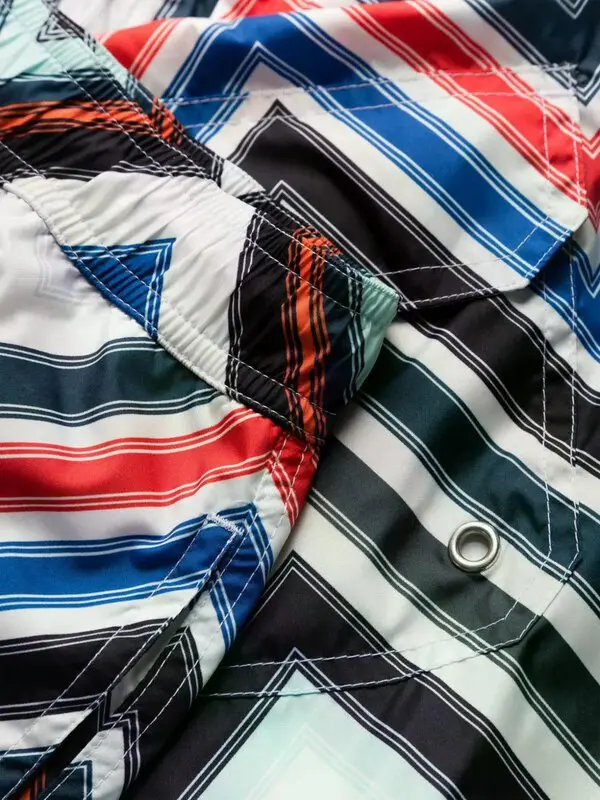 Missoni Zigzag Swim Trunks - White