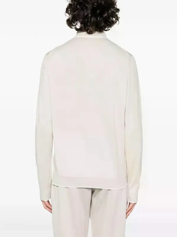 Eleventy Long-sleeve Polo Shirt