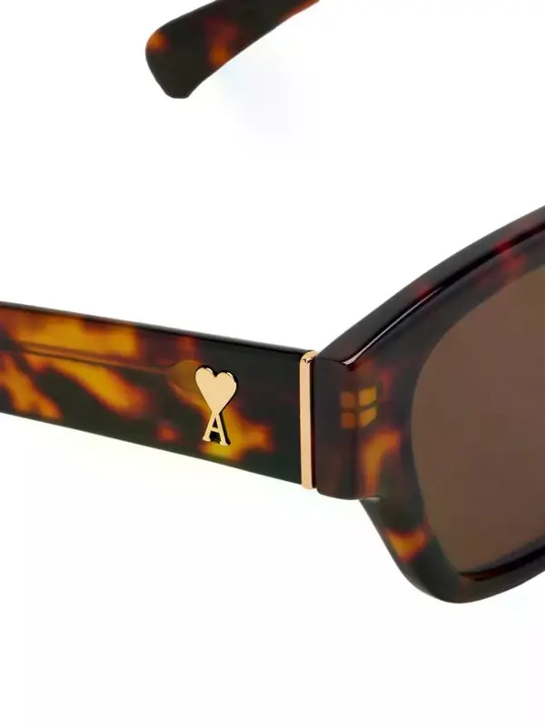 AMI Paris Acetate Sunglasses - Brown
