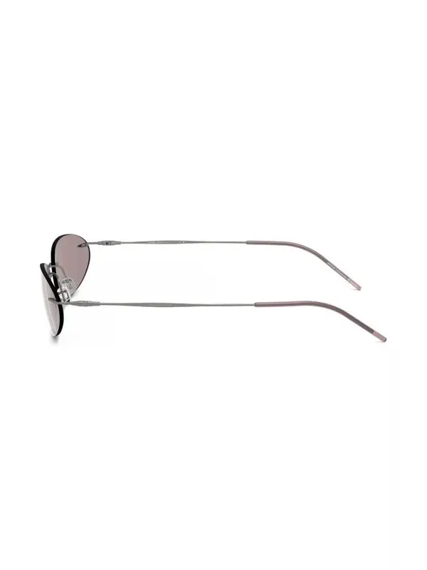 Giorgio Armani Rimless Oval-frame Sunglasses
