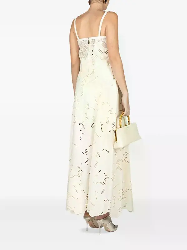 Elie Saab Embroidered Maxi Skirt