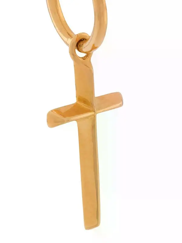 COUP DE COEUR Cross Hoop Earrings