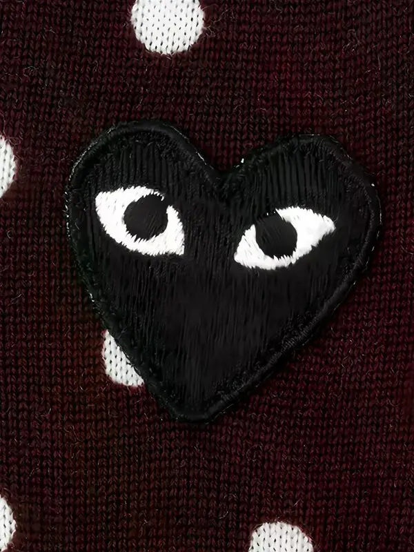 Play Comme Des Garcon Polka-dot Jumper