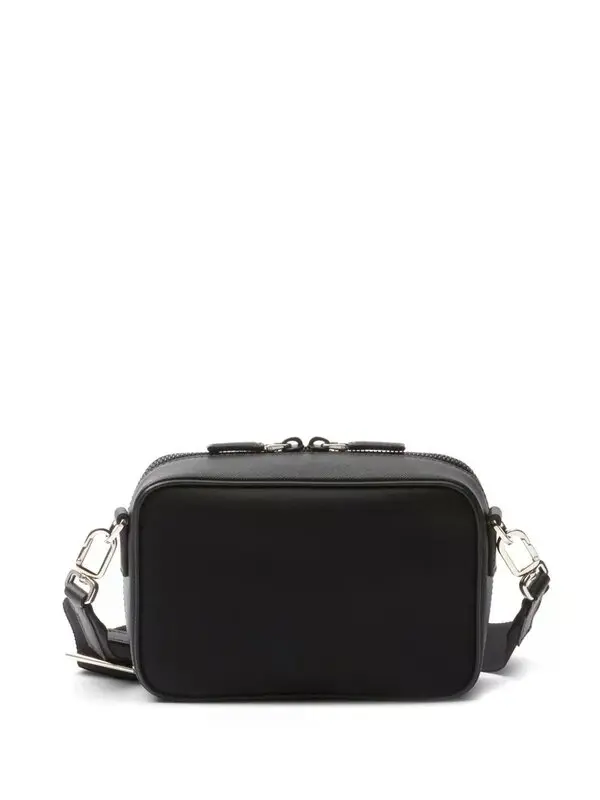 Prada Brique Re-nylon And Saffiano Leather Bag