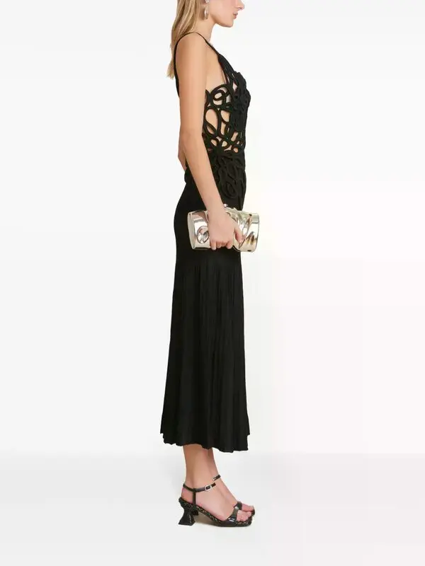 Cult Gaia Nalda Crochet A-line Dress